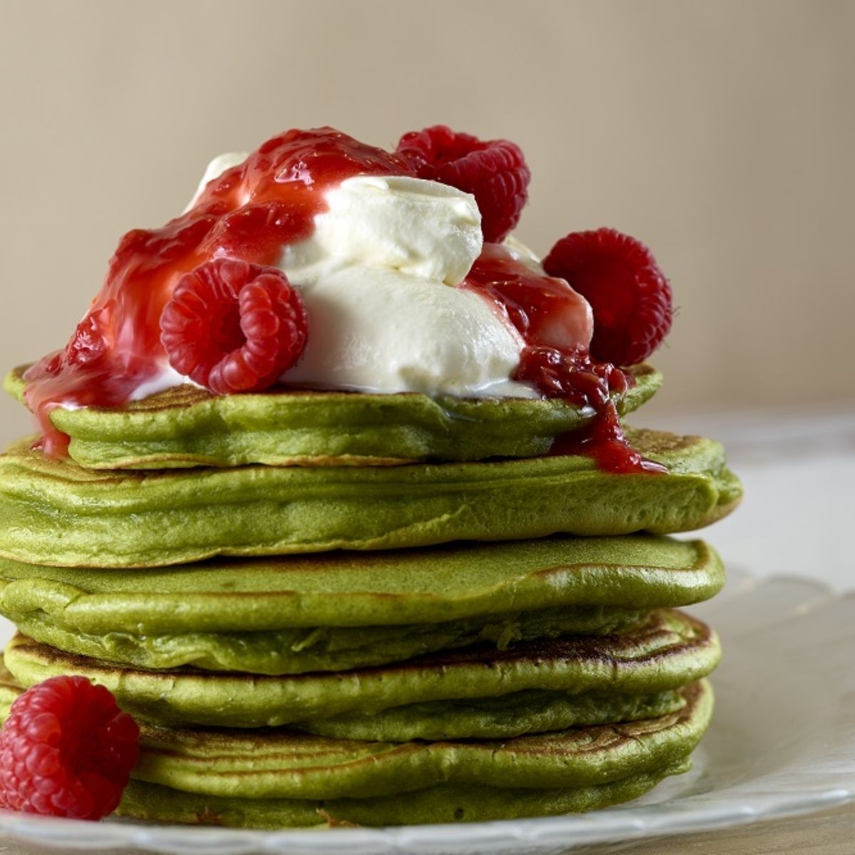 how to make matcha green tea pancakes