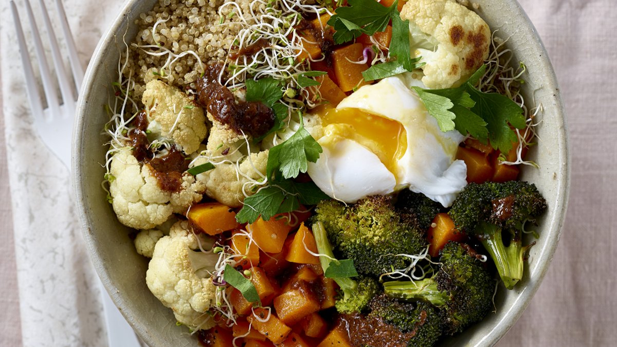 how to cook broccoli poached eggs