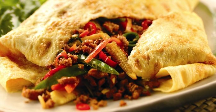 how to cook pork omelet